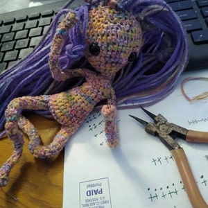 Bug Sprite PDF Pattern, Englishus, Fay, Elf, Doll, Crochet Pattern ...