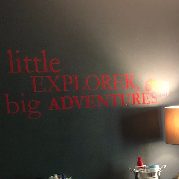 Little Explorer Big Adventures - Nursery - Bedroom Decor - Vinyl ...