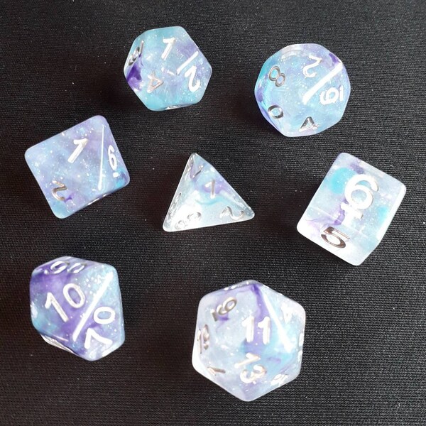 Dice RPG Set of 7 Triangulum 'spirit Of' the Galaxy, Dungeons and ...