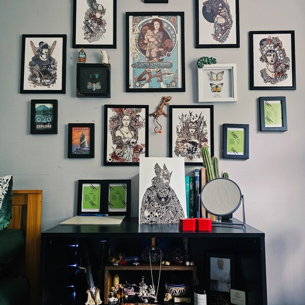 Skadi | Hand Signed Print | Norse Mythology - Etsy