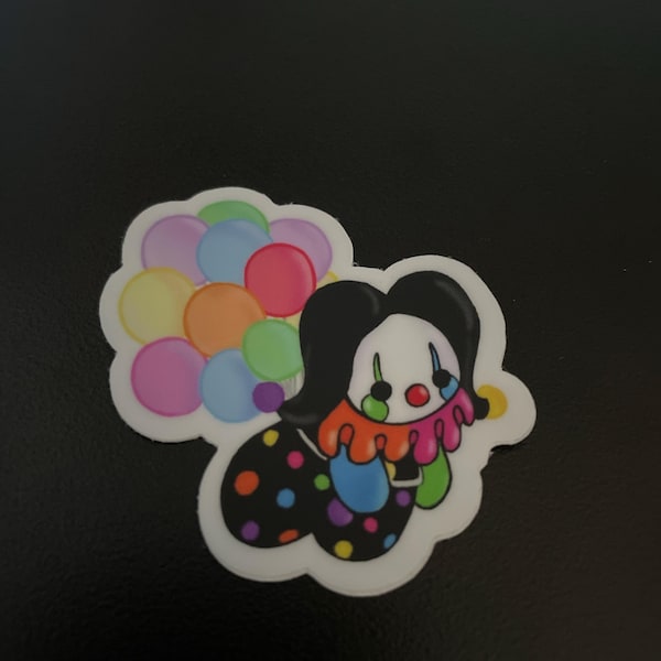 Rainbow Mini Clown Handmade Figurine - Etsy