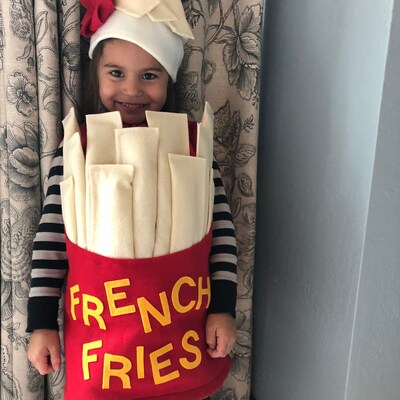 Kids French Fry Costume for Halloween Food Costume for - Etsy
