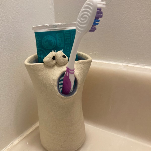Lavender Purple Toothbrush Holder and Cup for Your Bathroom - Etsy
