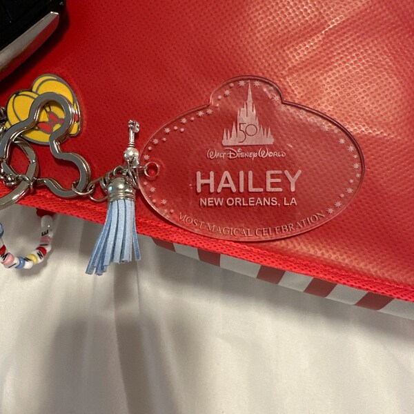 Walt Disney World 50th Anniversary Cast Member Inspired Acrylic Key ...