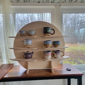 Asymmetrical Wavy Collapsible Stand, Retail Display, Market Display ...