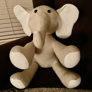 Memory Elephant // Keepsake Elephant // Custom Order Stuffed Elephant ...