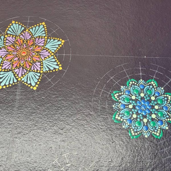 Z Dot Designs Dot Mandala Tutorial | Step-by-step Instructions ...