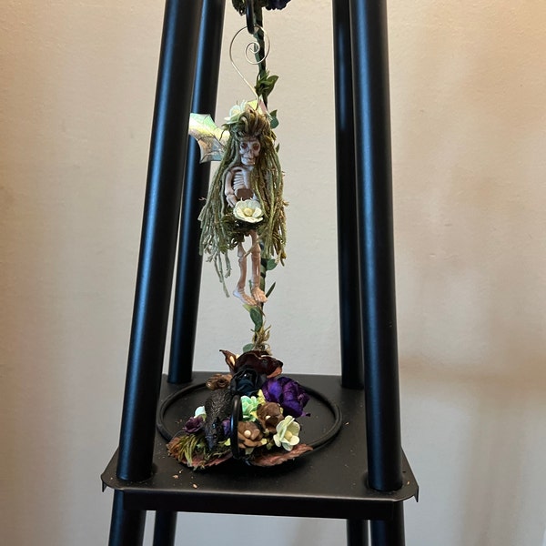 Decorative Fairy Display Stand, Floral Ornament Stand, Fairy Stand ...