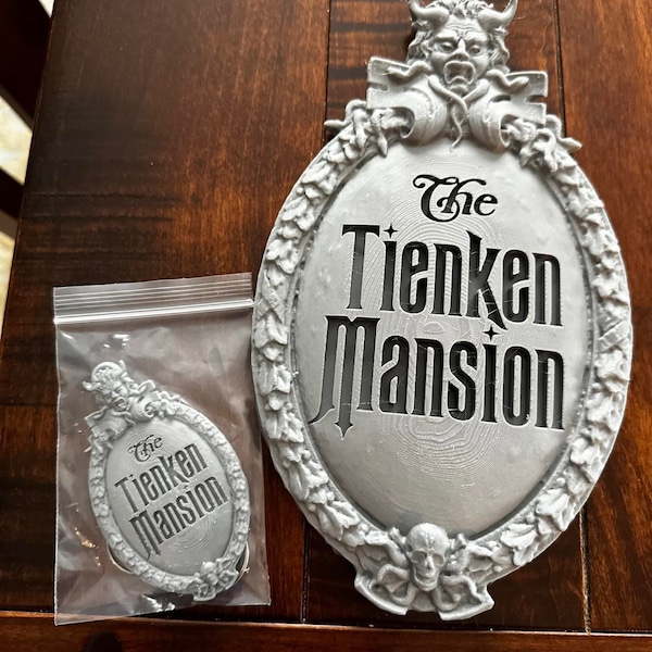 Disney's Haunted Mansion Personalized Sign and Keychain / Ornament ...