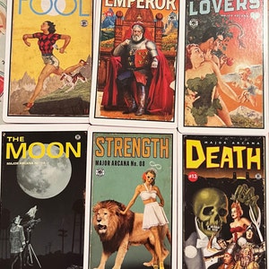The Pulp Tarot Full Tarot Deck - Etsy
