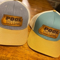 Custom Leather Patch Baseball Hats Sewn on Hand Finished - Etsy