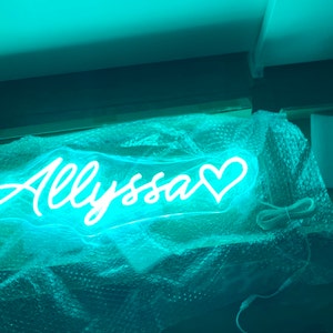 Custom Name Neon Sign Led Lights Neon Sign Wedding Neon Sign - Etsy