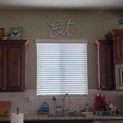 Rustic Eat Sign Wall Decor for Kitchen and Home,distressed Natural ...
