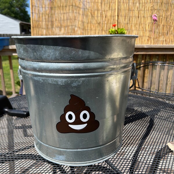 POOP EMOJI DECALS - Funny Smiling Poop Emoji Vinyl Decal 3 Layer Brown ...