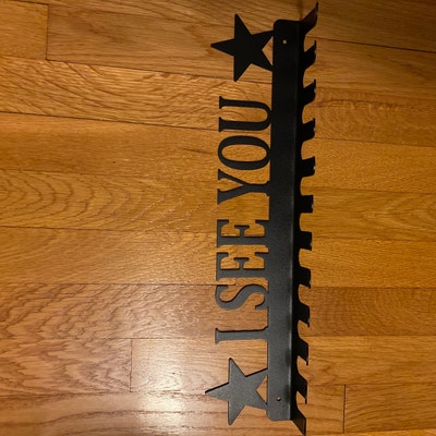 Custom Name Medal Hanger Holder Display Rack 12 HOOKS - Etsy