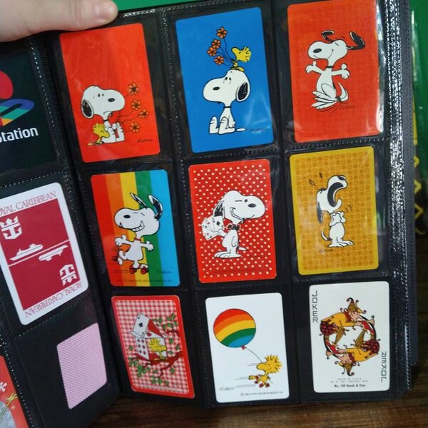 Snoopy Cards / 2 Vintage Snoopy & Woodstock Playing Cards by Hallmark ...