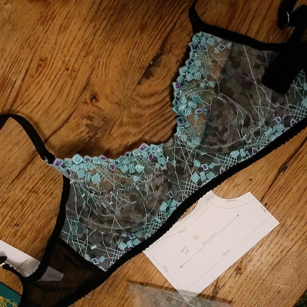 Chloe Underwire Bra Sewing Pattern PDF 30A-38DD by the Bramakery ...