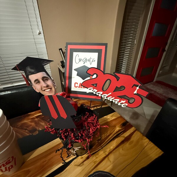 Navy Blue Grad Cap Template, Graduation Cap SVG, DIY Graduation Cap ...