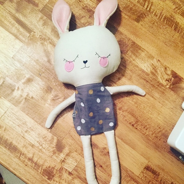Bunny Rabbit PDF Sewing Pattern Stuffed Toy Softie DIY Easter - Etsy