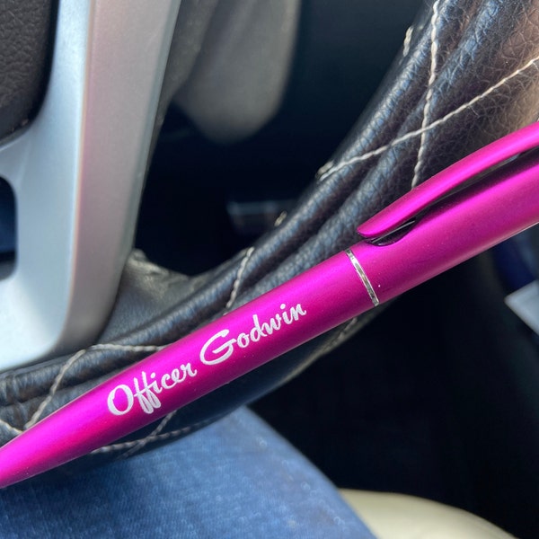 Personalized Retro Pens Printed Pens, Click Action Custom Printed Name ...