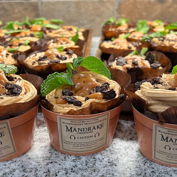 Realistic Mandrake Label, Printable Sticker Prop Potter Herbology - Etsy