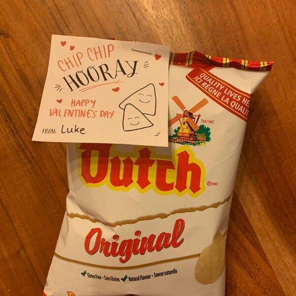 Chip Chip Hooray Valentine's Tags, Kids Valentines, Classroom ...