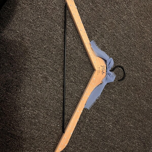 Wedding Title Hanger, Wedding Hangers, Bridesmaid Hanger, Personalized ...