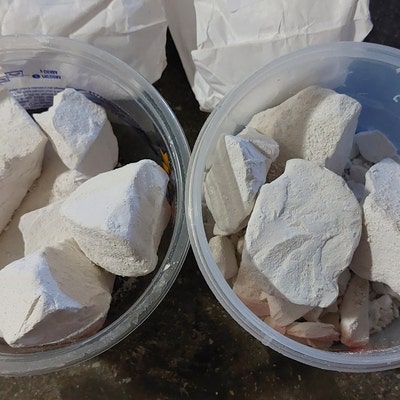 BENTONITE Edible CLAY Chunks Natural, 100 Gm 4 Oz 9 Kg 20 Lb Buy in ...