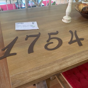 Script Address Sign ,script House Numbers, Custom House Numbers Sign ...