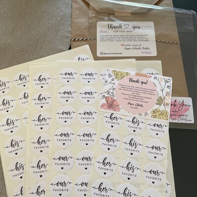 His Favorite Sticker, Her Favorite Sticker, His Favorite Labels, Her ...