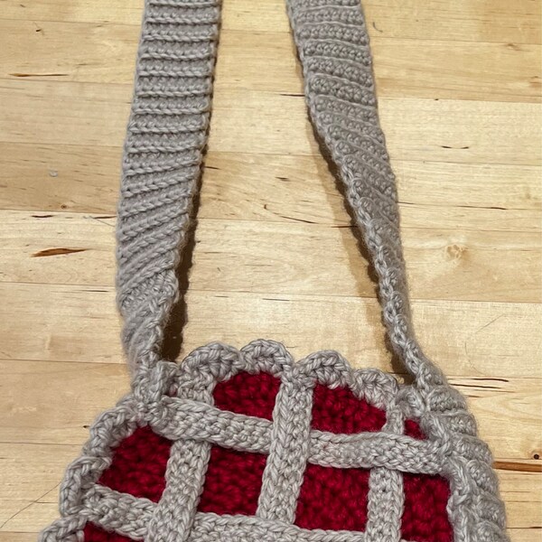 Cherry Pie Purse Crochet Pattern Cottagecore Nature Woodland Aesthetic ...