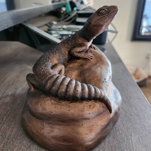 Bearded Dragon Sculpture - Etsy