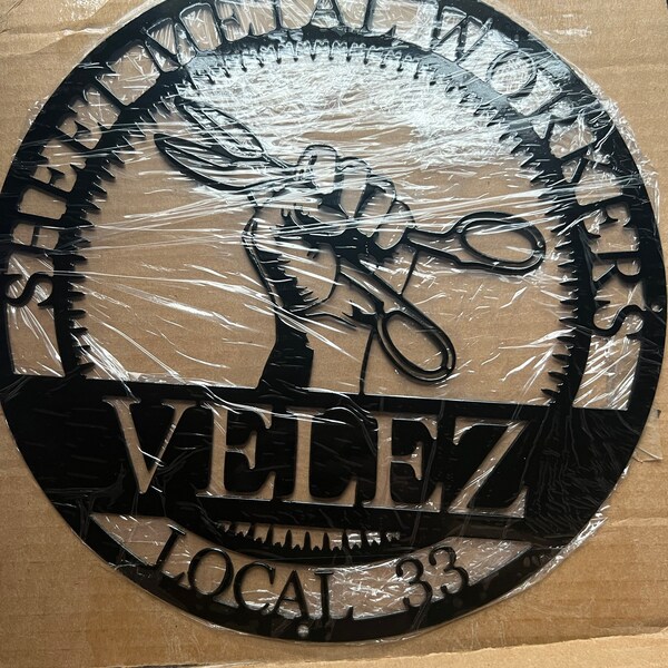 Sheet Metal Workers Sign Union Sheet Metal Workers Tradesman Sign ...