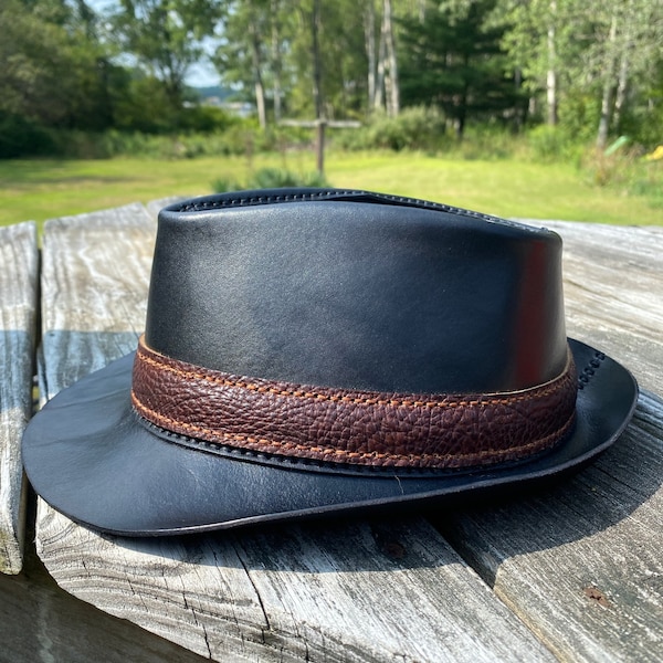 Leather Trilby Fedora Hat Pattern: Sizes 54-62 (PDF & DXF) - Etsy