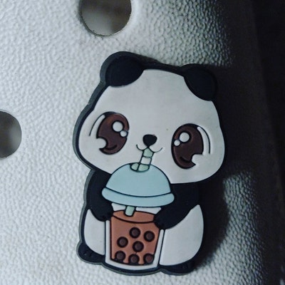 Calico Cat Boba Crocs Charms Panda, Cat, Pink, Polar Bear Boba Shoe ...
