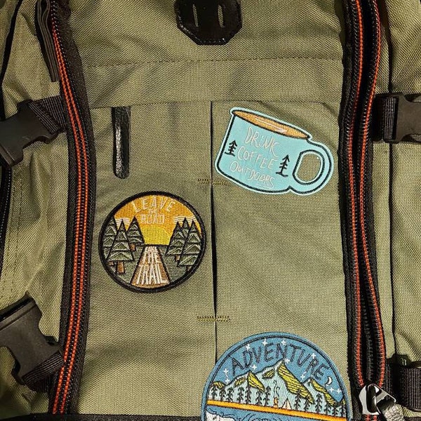 Traveller Patches, Camping, Wild, Embroidered Sew on / Iron On ...