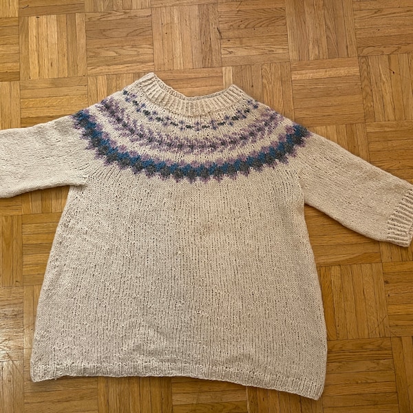 KNITTING PATTERN: My Fall Sweater, Wool Edition - Etsy Canada