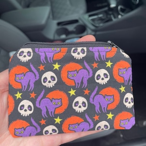 Halloween Goth Coin Purse, Business Card Holder, Purse Organizer ...