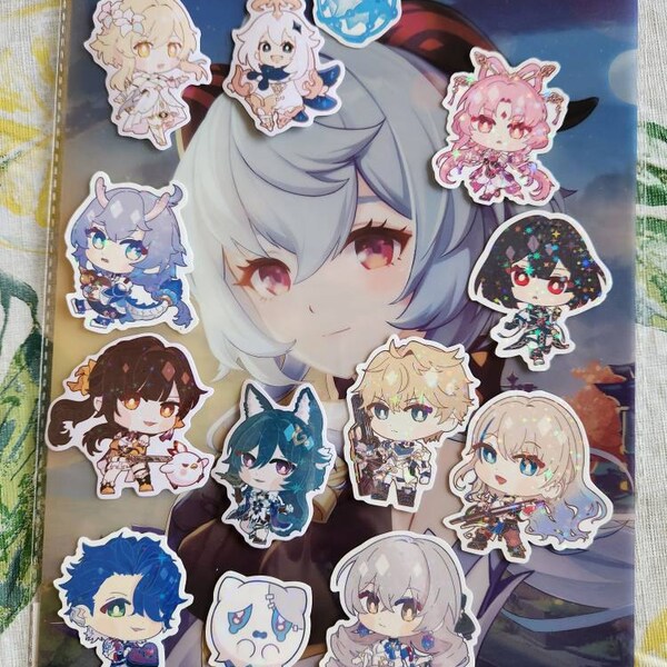 Honkai Star Rail Holographic Chibi Character Stickers! - Etsy