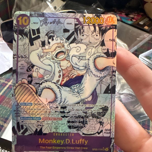 Manga Rare Gol D. Roger OP09-118 Proxy One Piece Card Game - Etsy