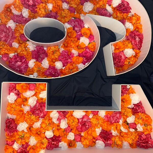 3ft Mosaic Numbers for Balloons Marquee Numbers Pre-cut Light up 3 Feet ...