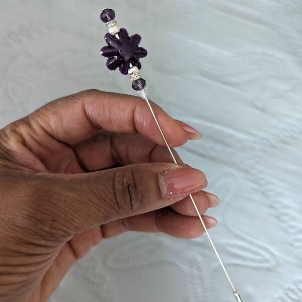 Teardrop Pearl Hat Pins in Silver or Gold With Choice of Length - Etsy