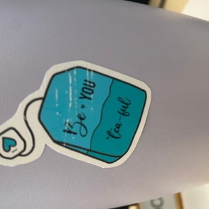 Set of 15 Tea Bag Quote Stickers - Etsy