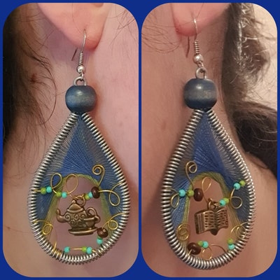 Book Lover Gift/miniature Book Earrings/ Mini Book Jewellery/ Reader ...