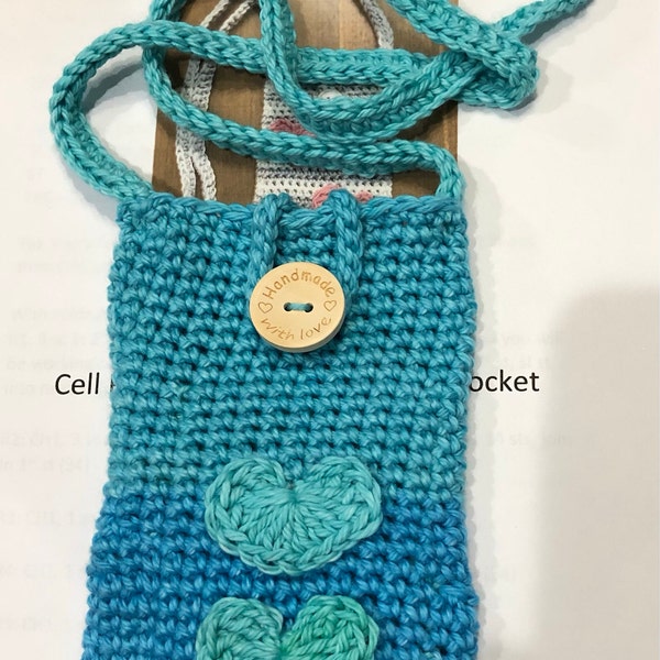 Crochet Cell Phone Carrier Pattern, Crochet PDF Pattern, Easy Fast ...