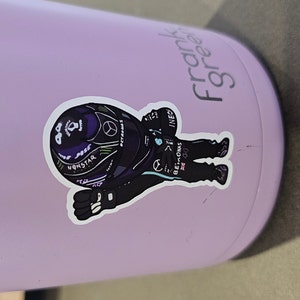 Ayrton Senna F1 Formula One Chibi Cartoon Color Sticker - Etsy