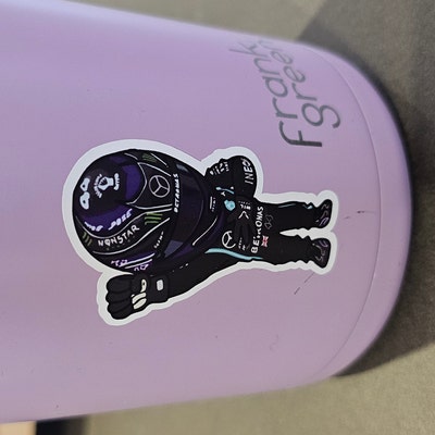 Ayrton Senna F1 Formula One Chibi Cartoon Color Sticker - Etsy