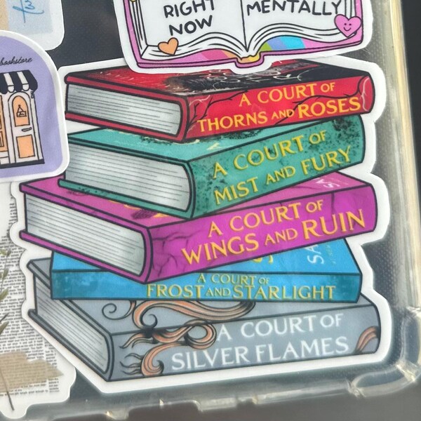 ACOTAR Books Vinyl Sticker - Etsy