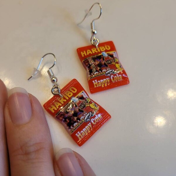 White Chocolate Ice Cream Ice Lolly Novelty Earrings Kawaii Jewellery ...