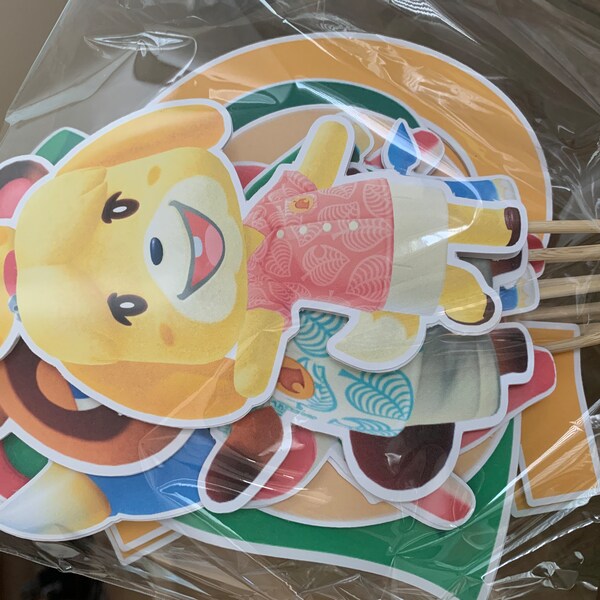 Animal Crossing Centerpiece Sticks: Choose Your Favorite Characters ...